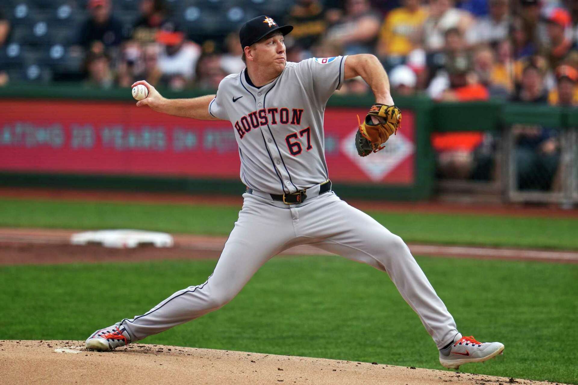 Houston Astros' bats held in check by Pirates in shutout loss