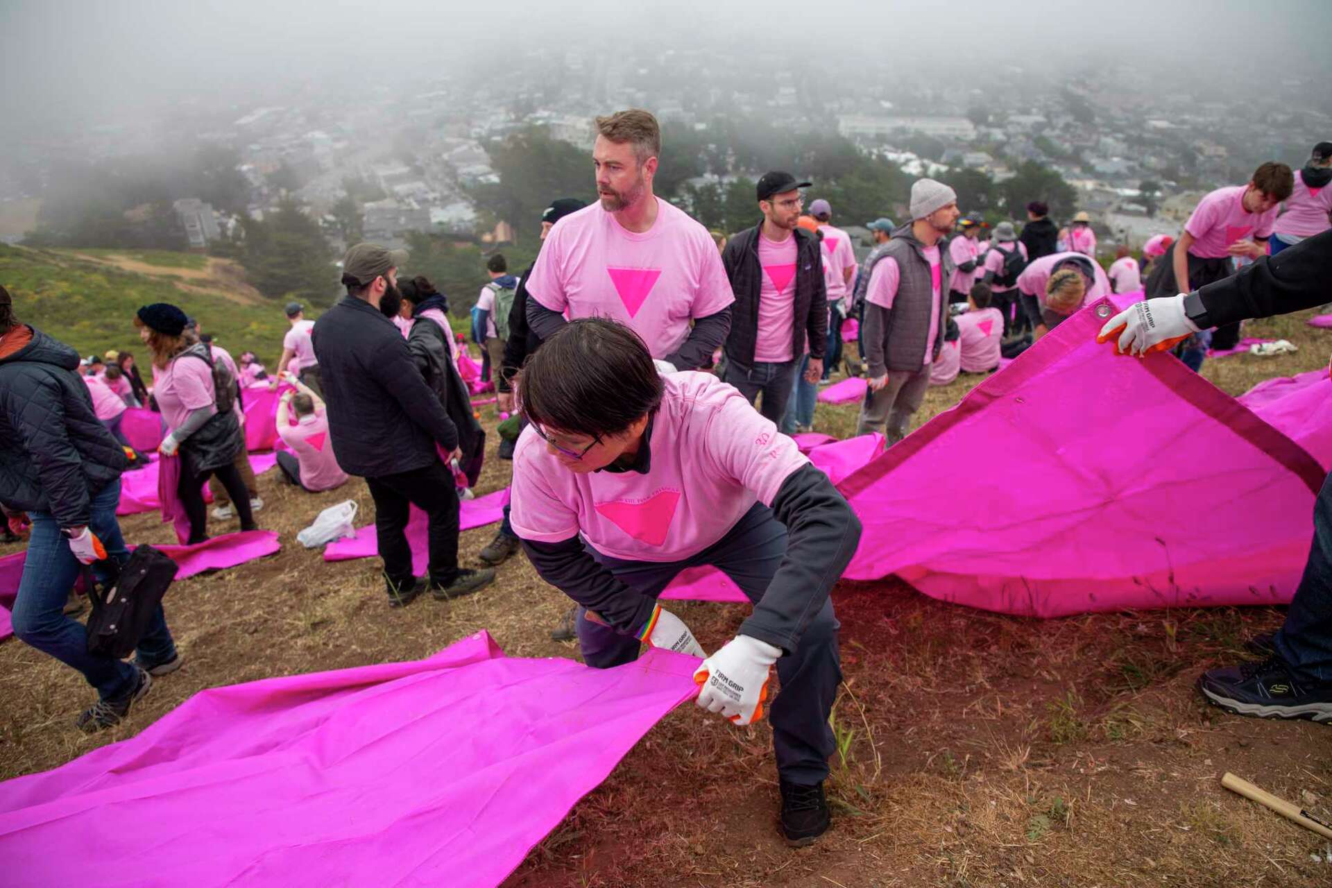 Pink Triangle towers over SF as beacon of hope in face of intolerance