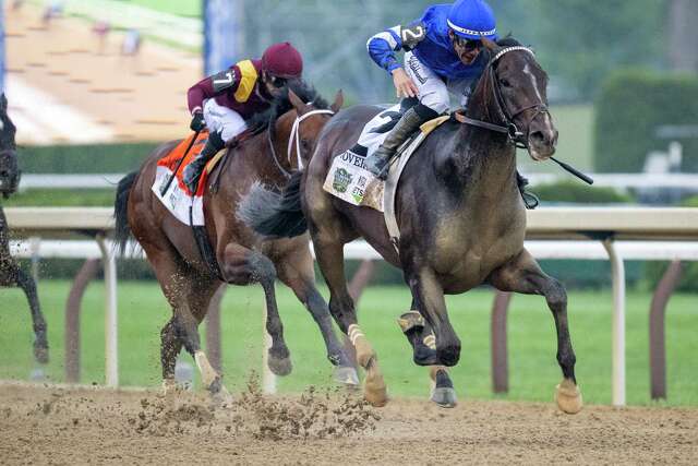Sovereignty wins Belmont Stakes at Saratoga Race Course