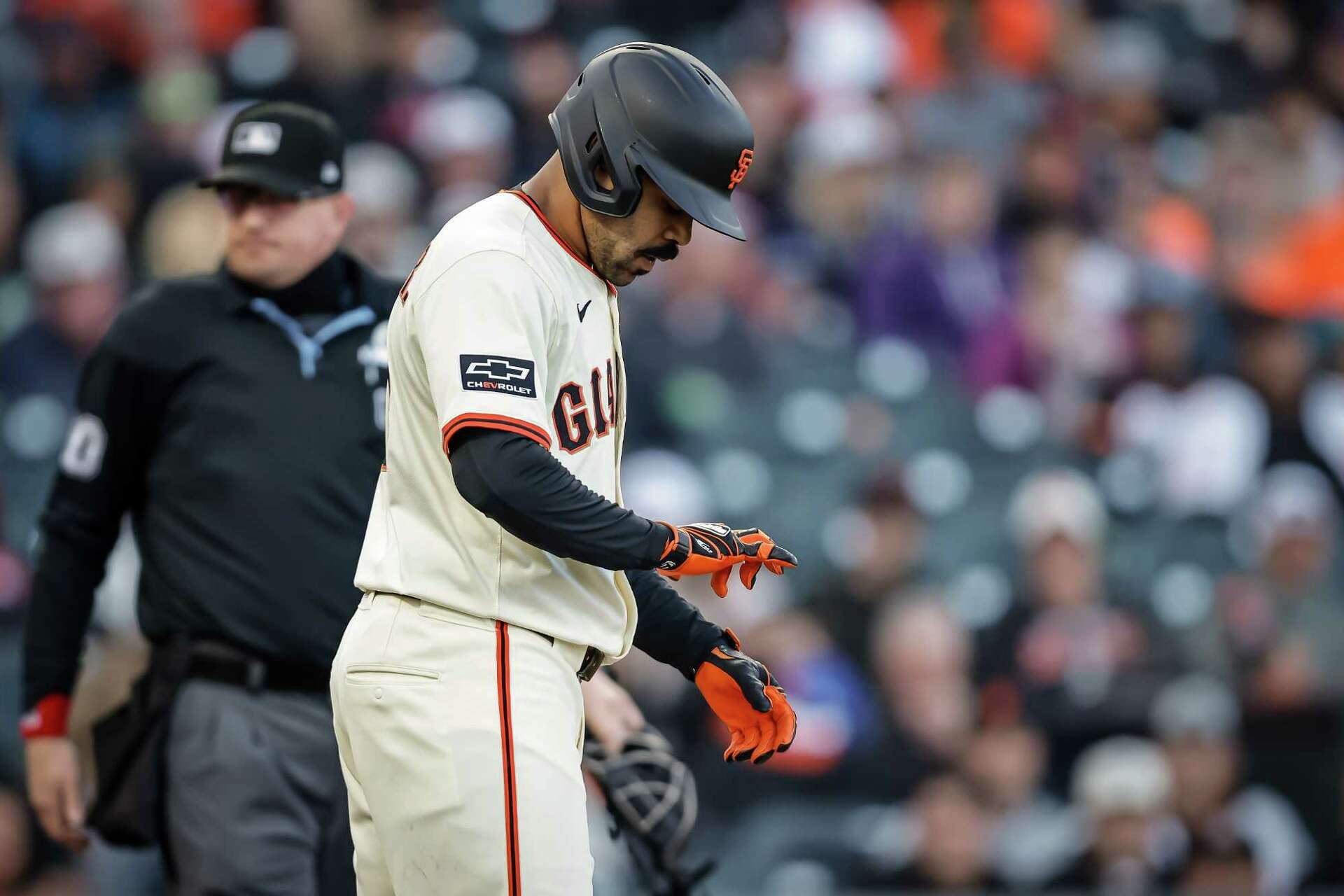 Minasian brothers’ first trade? Giants send LaMonte Wade Jr. to Angels