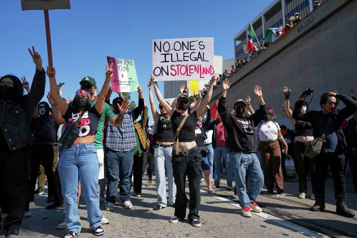 150 arrested in SF after rally against ICE raids, National Guard