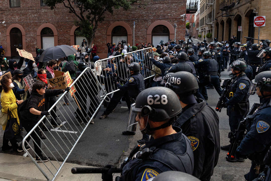 San Francisco police arrest more anti-ICE protesters than Los Angeles