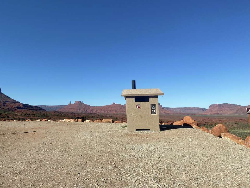 This outhouse in Moab, Utah, is truly an unnatural wonder