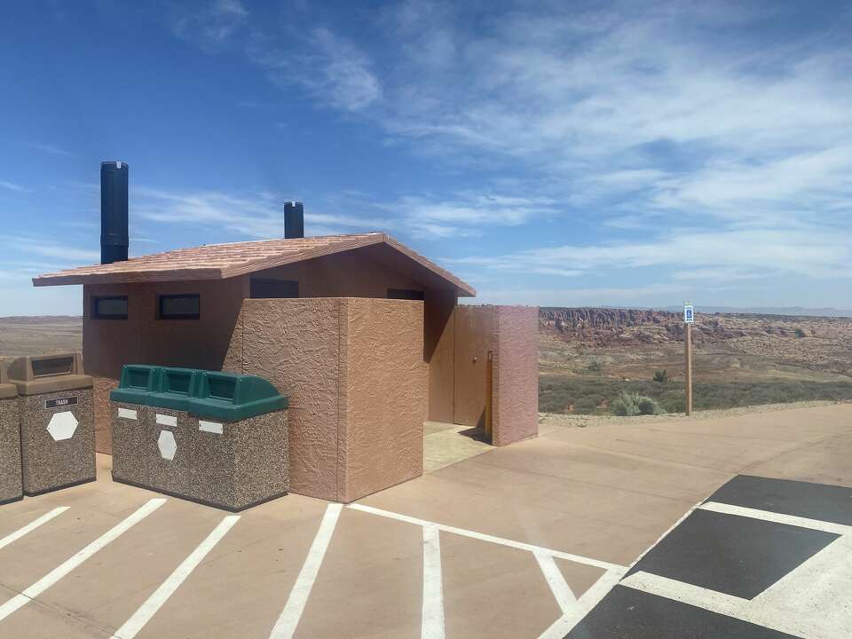 This outhouse in Moab, Utah, is truly an unnatural wonder