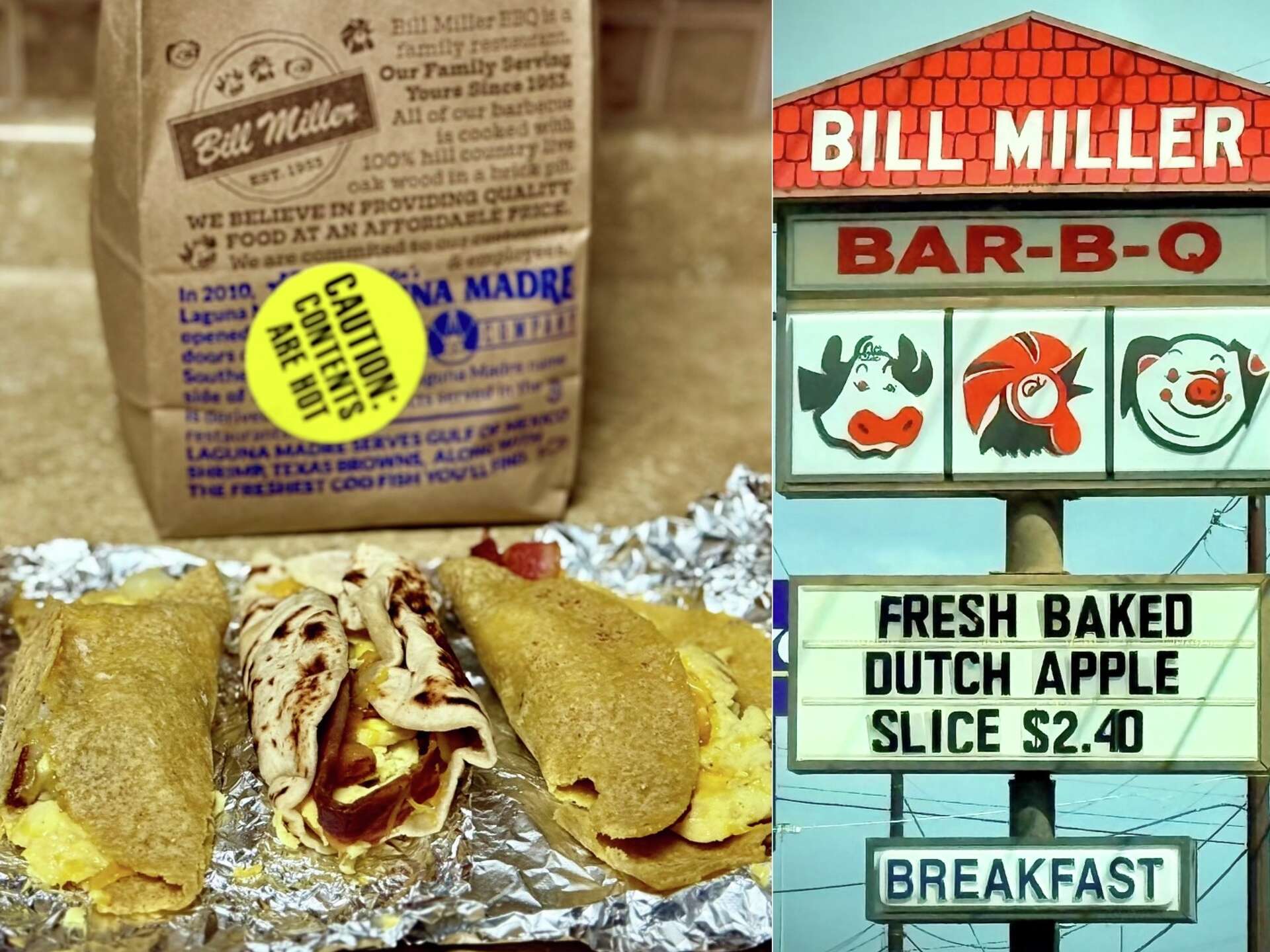 How do the corn tortillas at Bill Miller Bar-B-Q hold up?
