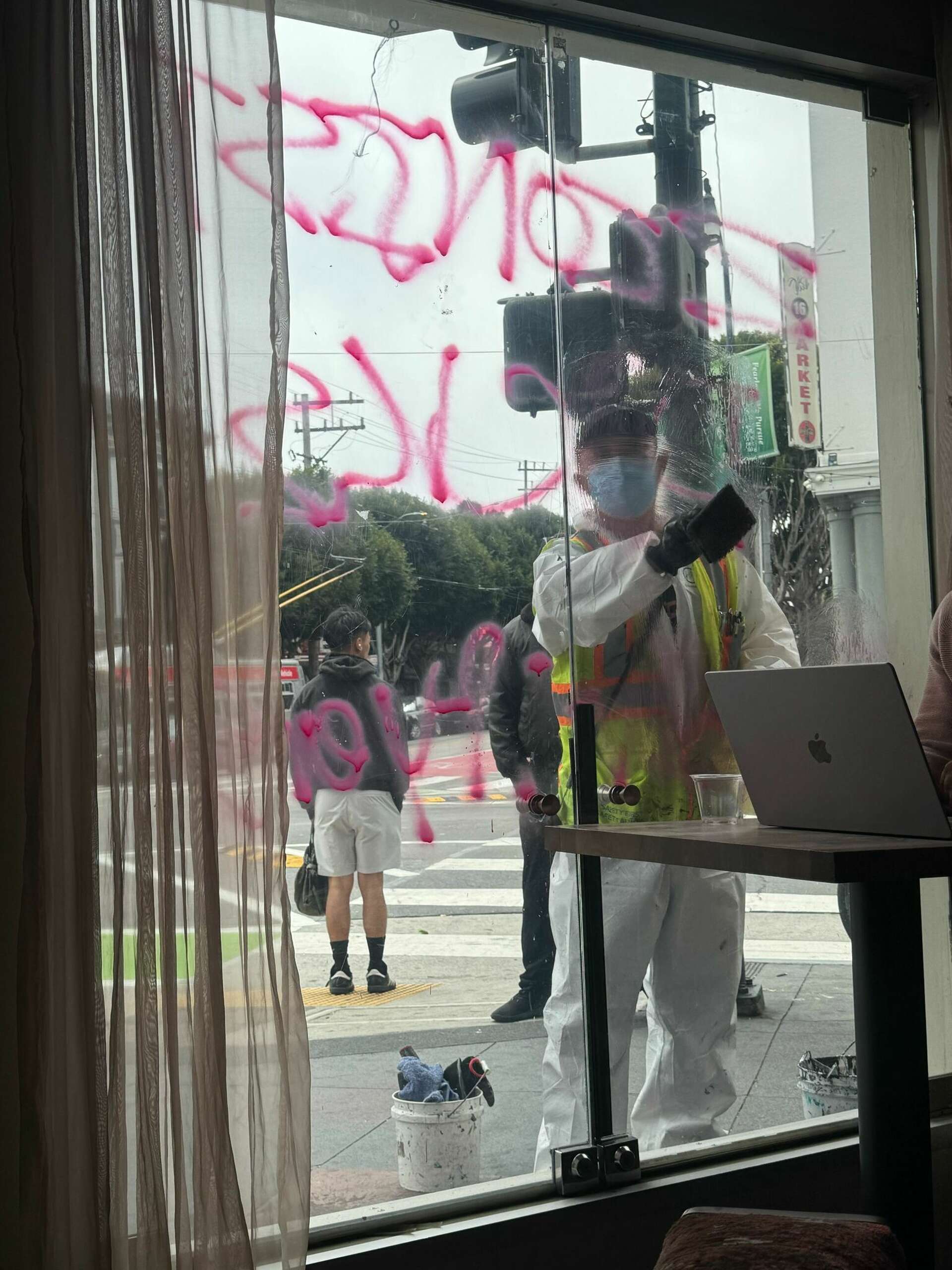 Jewish cafe owner joined S.F. rally. Later, vandals trashed his place