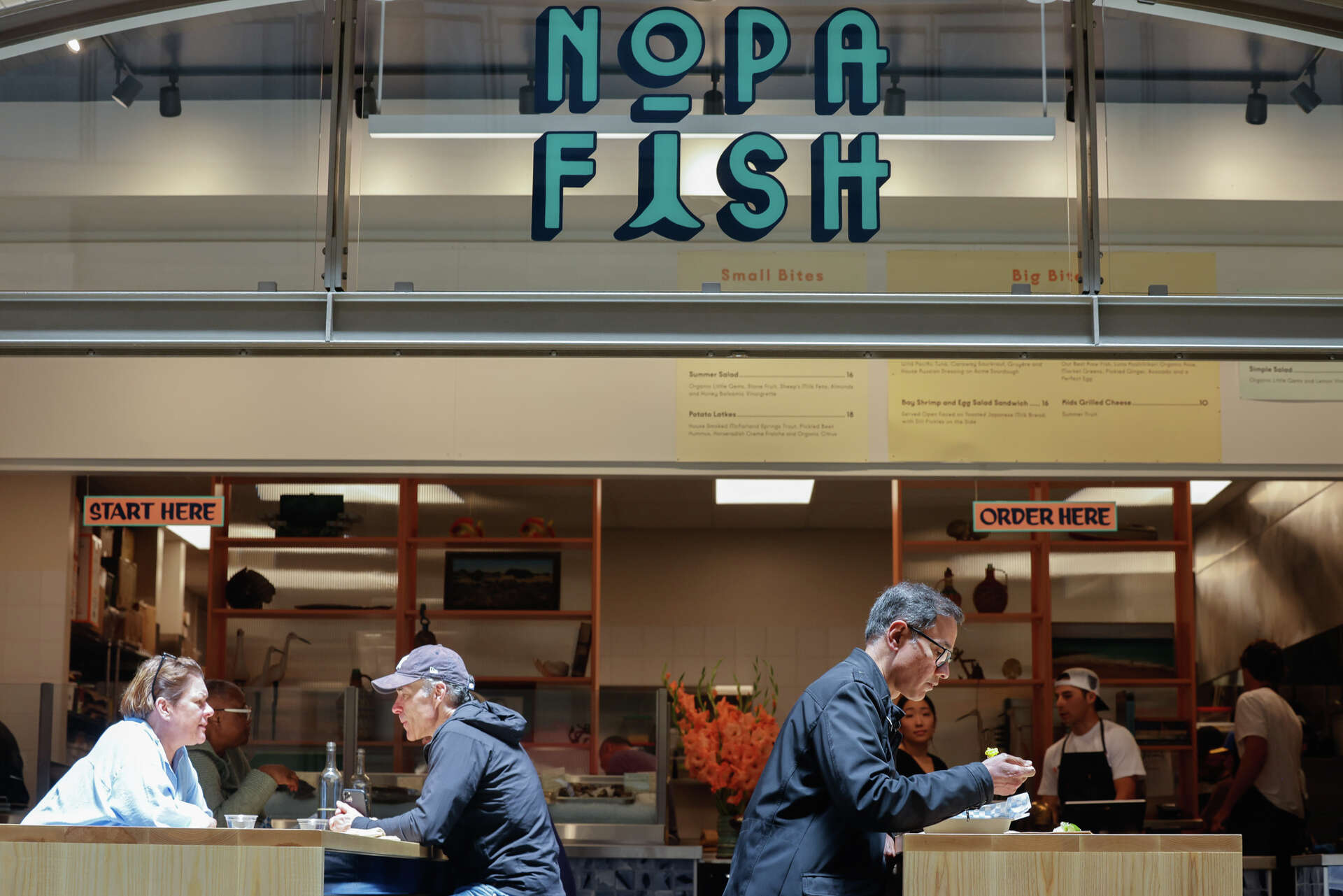Nopa Fish, from S.F.'s famed Nopa, arrives at the Ferry Building.
