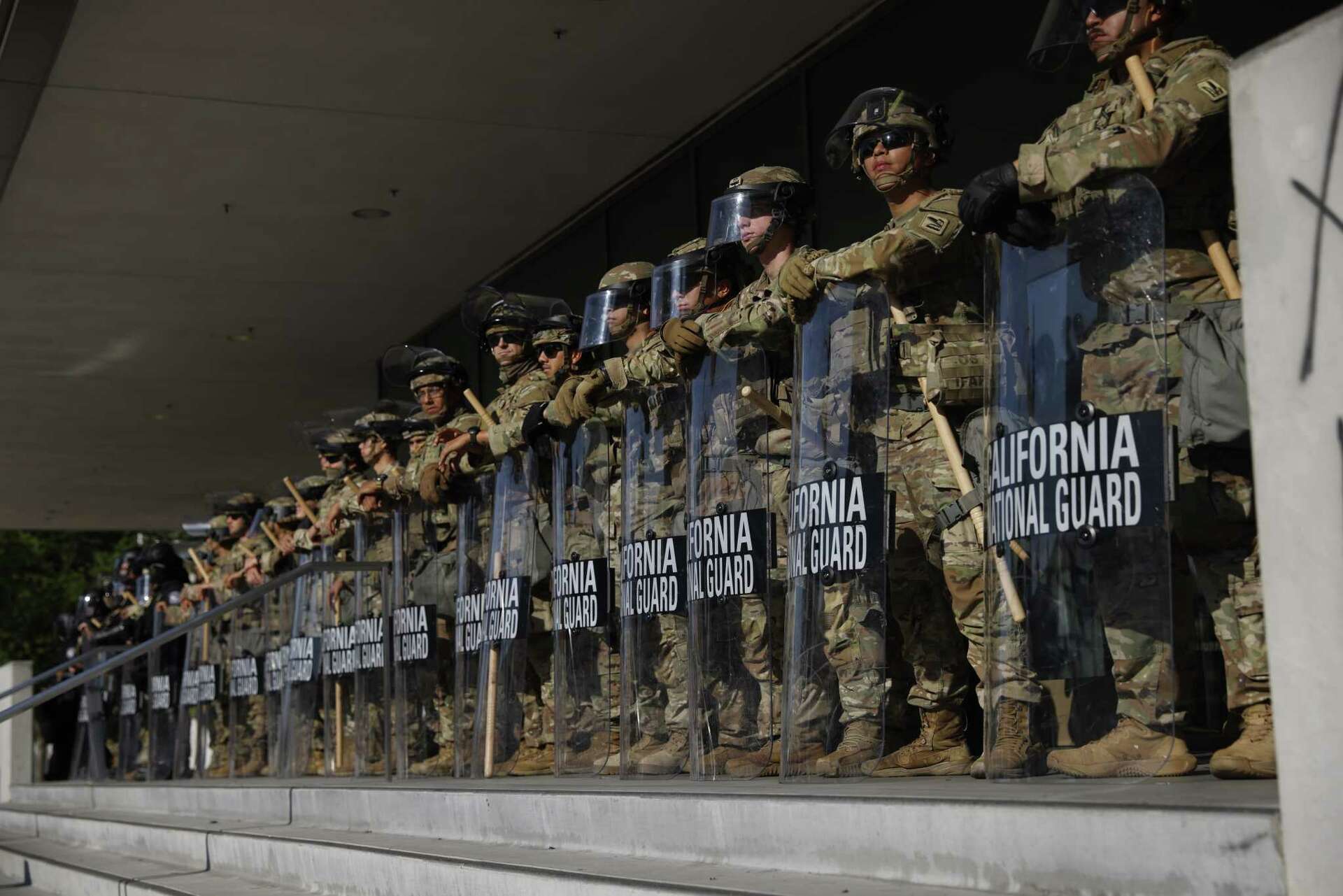 Photos show how National Guard troops are being deployed in LA