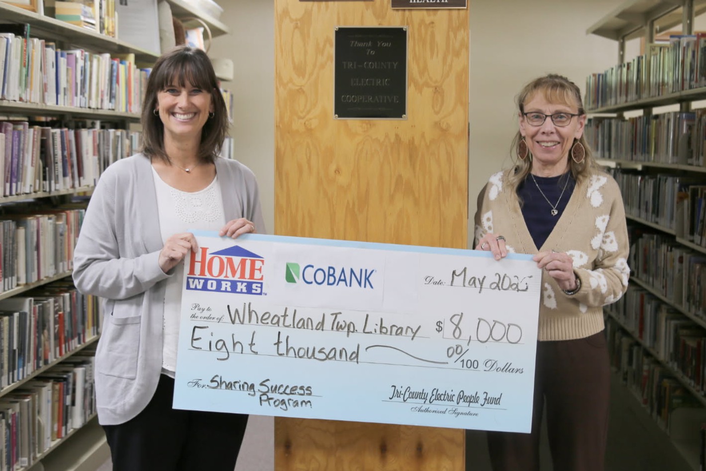 Wheatland Township Library Michigan receives $8,000 grant