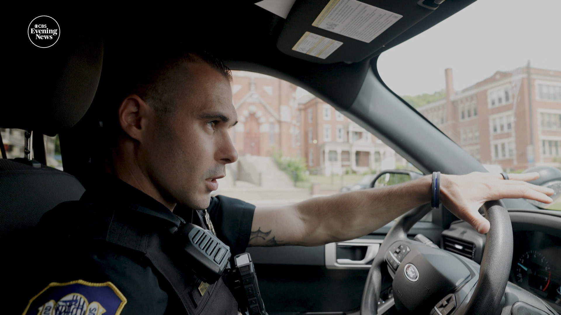 CT police officer tells CBS 'every day is a struggle' in new series