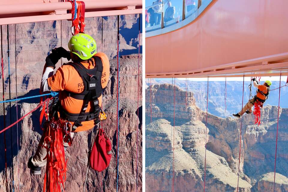 Meet the daredevils who take on the Grand Canyon's most terrifying job