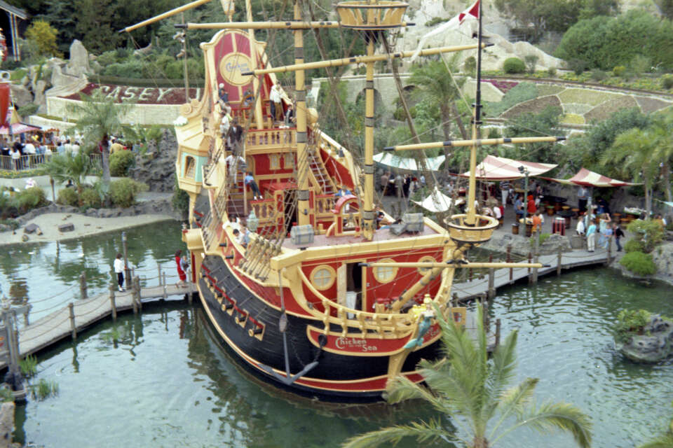 For nearly 30 years, Disneyland had a pirate ship restaurant