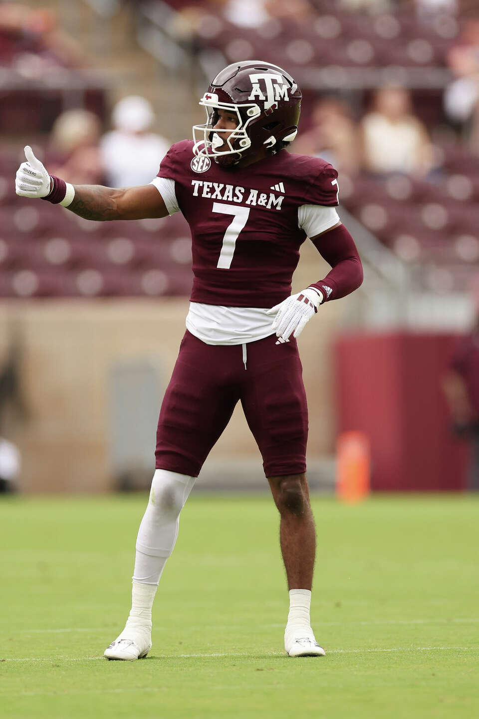 Texas A&M's new receiver KC Concepcion has big goals for offense