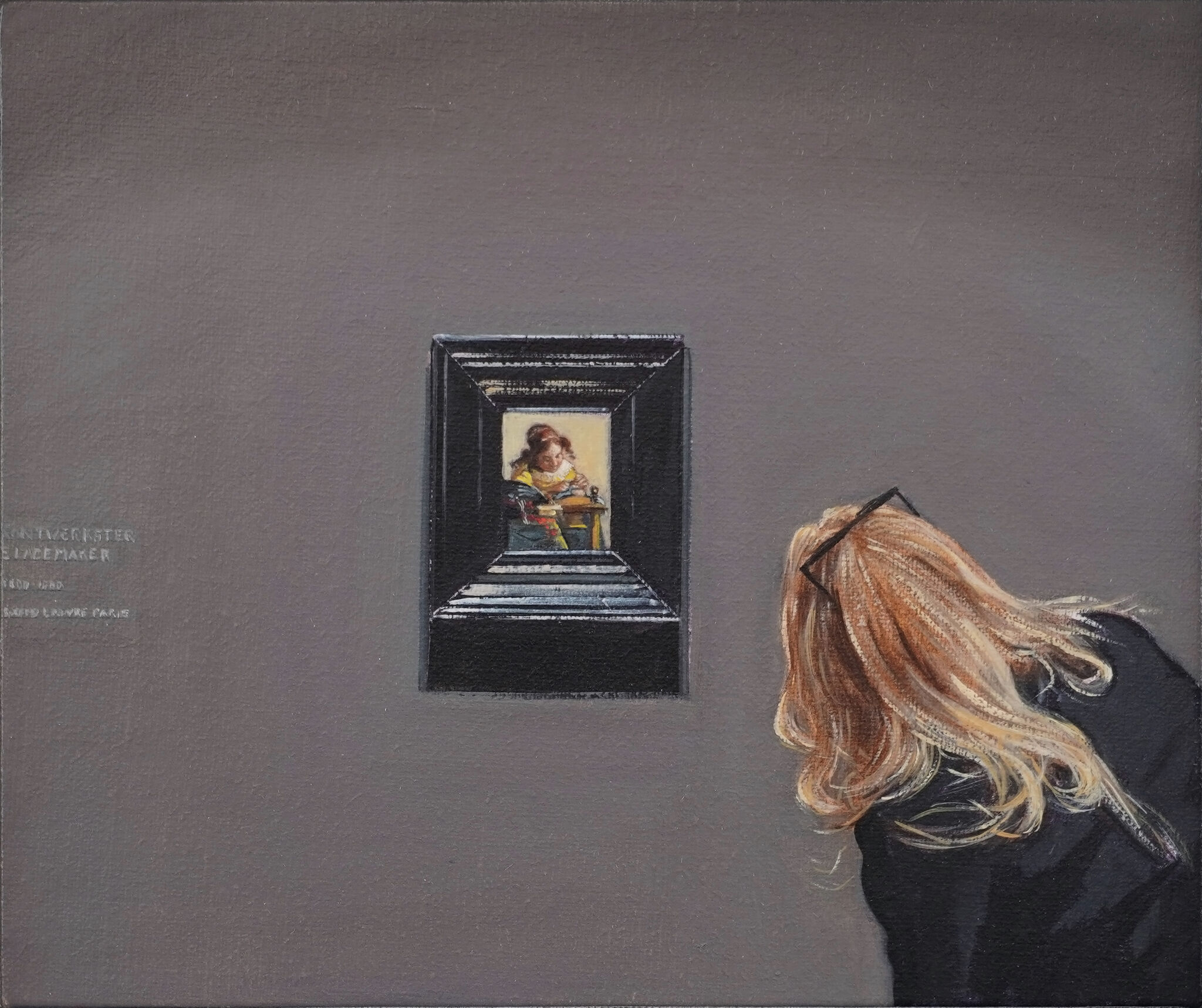 Part-time Westbrook resident Joe Fig paints contemplation