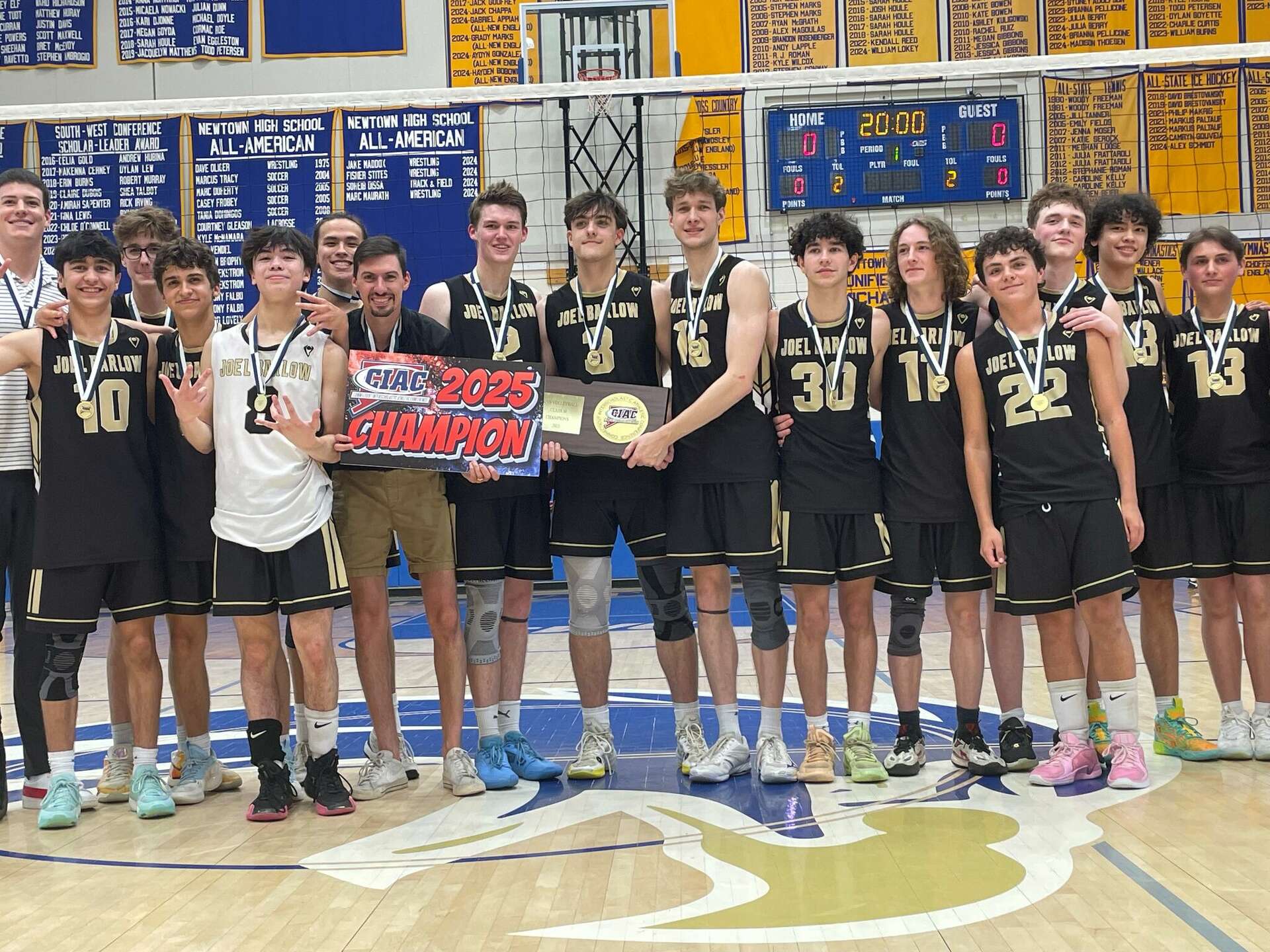 Joel Barlow defeats New Canaan in CIAC boys volleyball Class M final