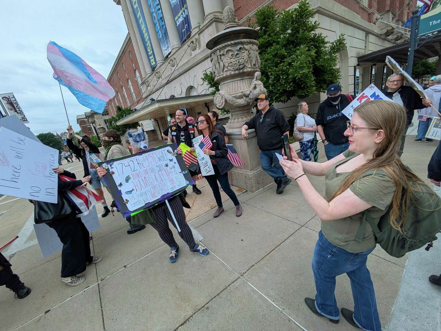 Thousands rally against Trump for ‘No Kings’ protest in Hartford