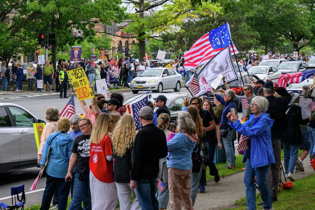 Woman charged with biting man at Warrensburg 'No Kings' protest