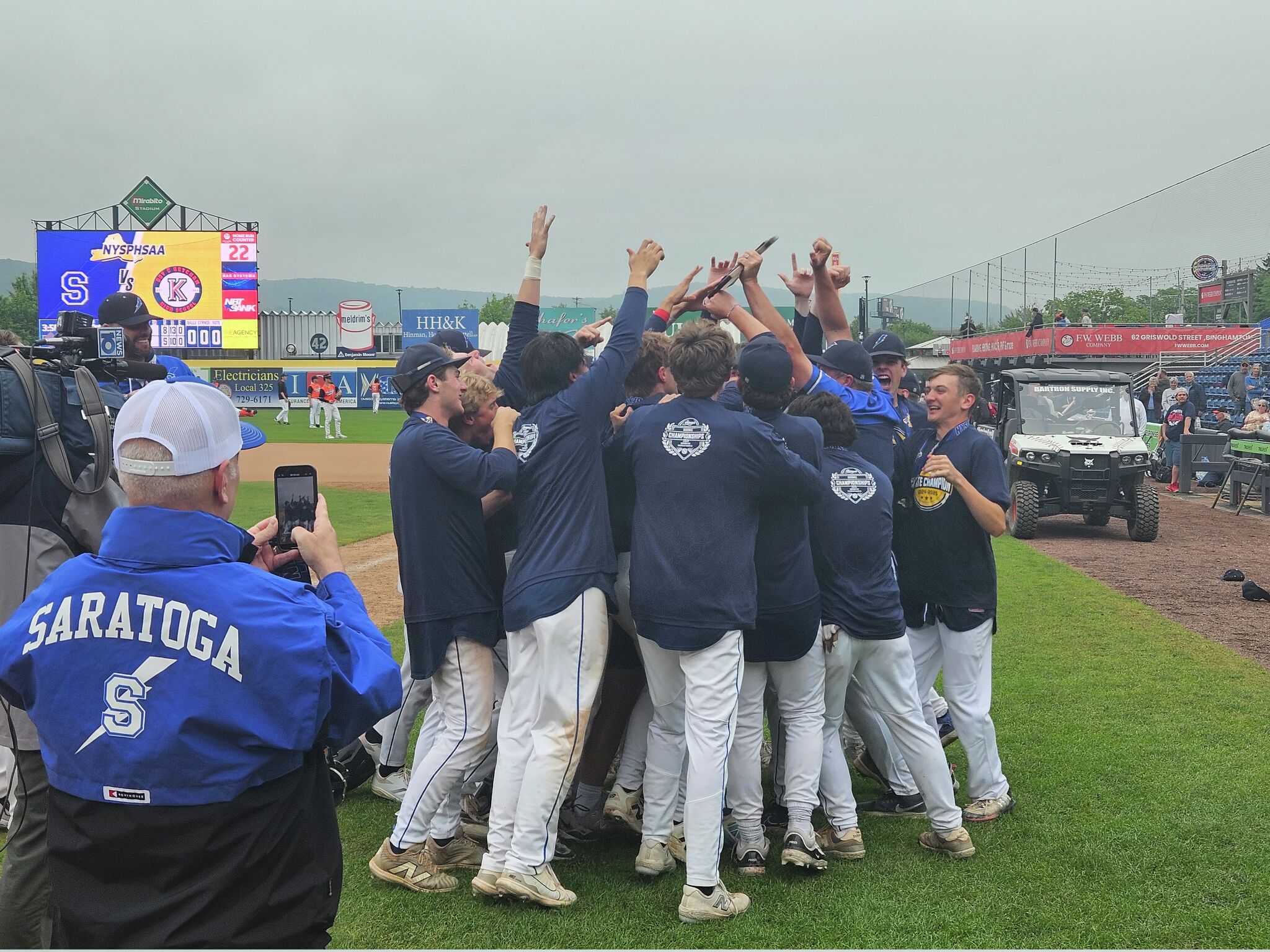 Saratoga Springs baseball rallies to capture Class AAA state title