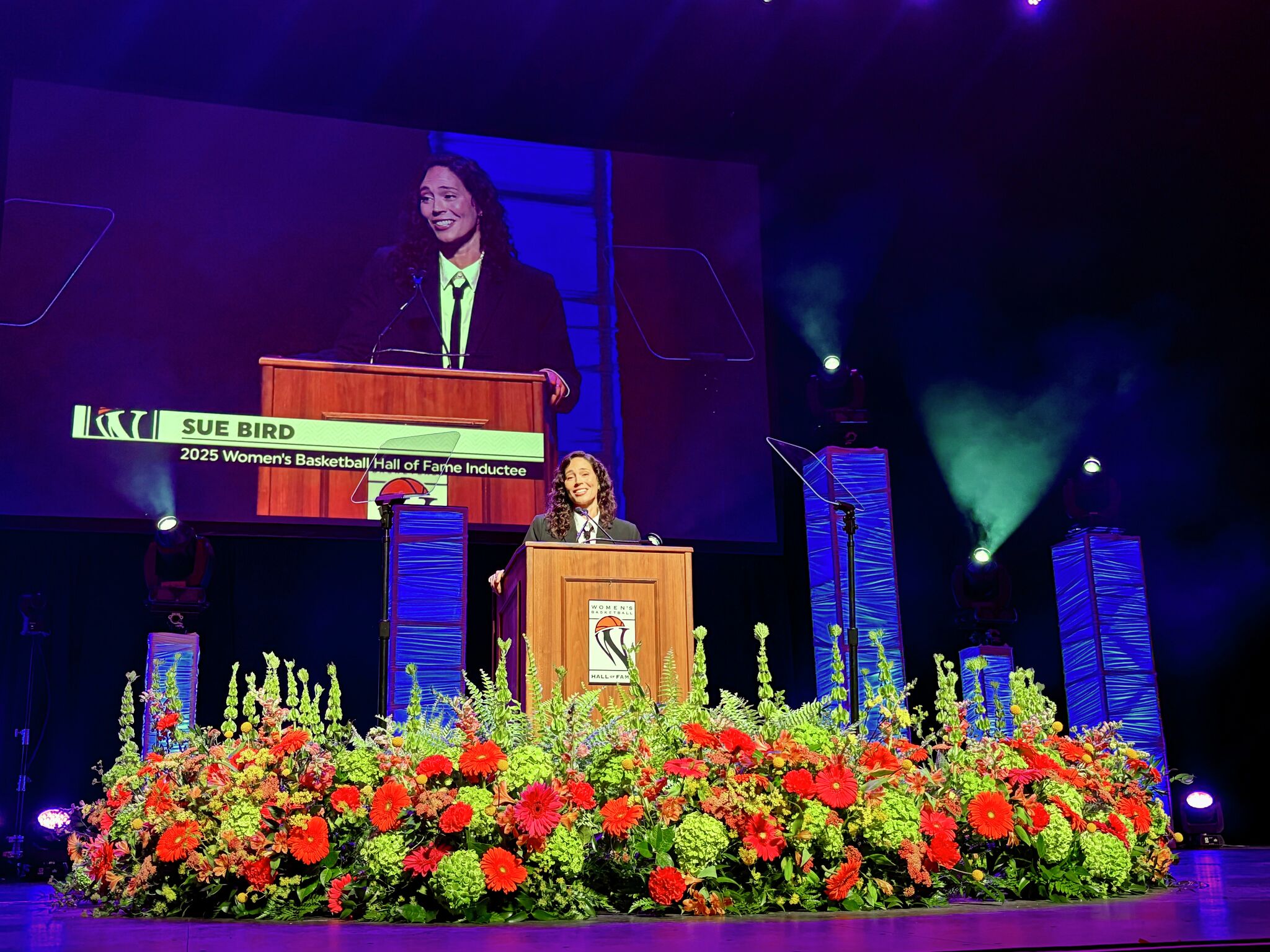 UConn great Sue Bird joins Women's Basketball Hall of Fame