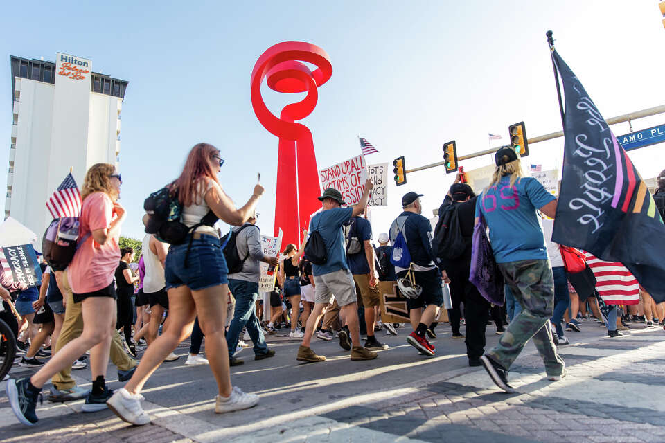 'Free America Weekend' protests in Texas during 4th of July