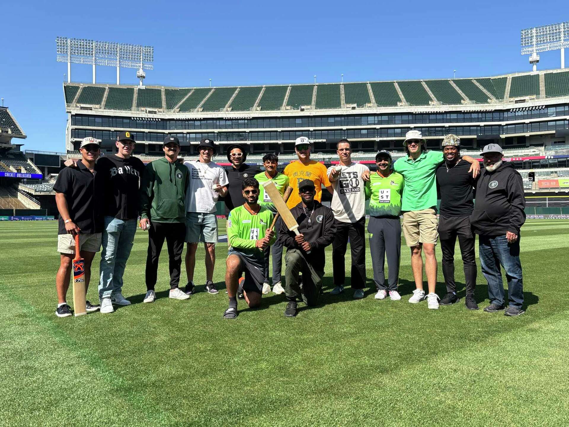 Ballers take their swings in new-look Coliseum, now a cricket stadium?