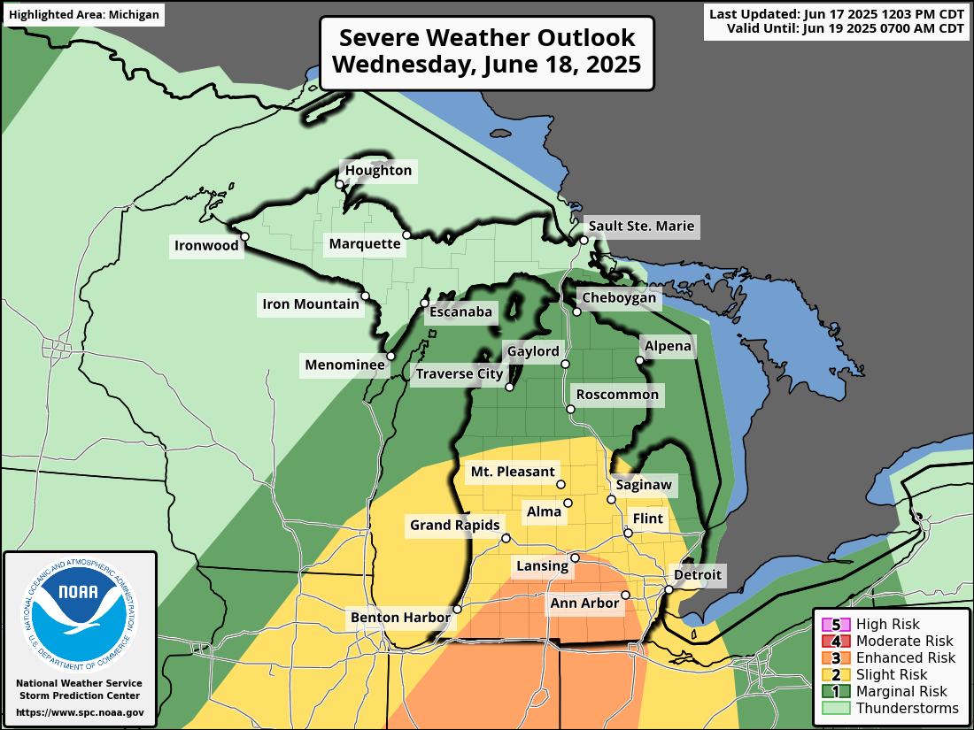 Severe weather likely in Michigan Wednesday: Threats and Timing