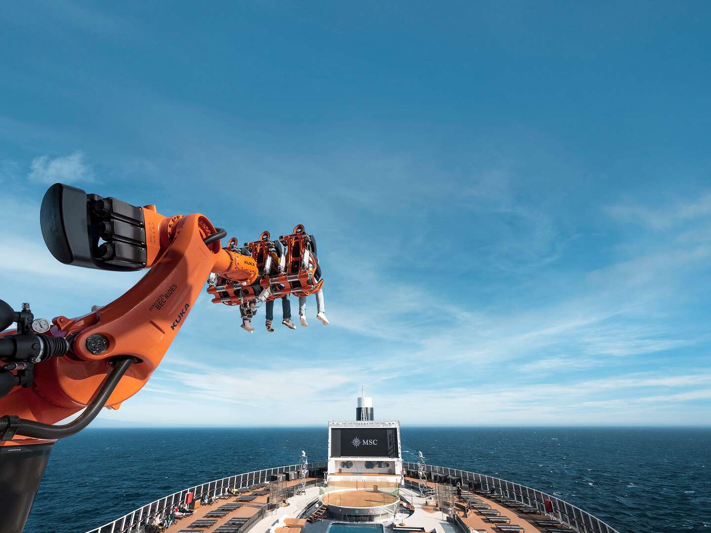 MSC Cruises will bring thrill ride Robotron to Galveston terminal