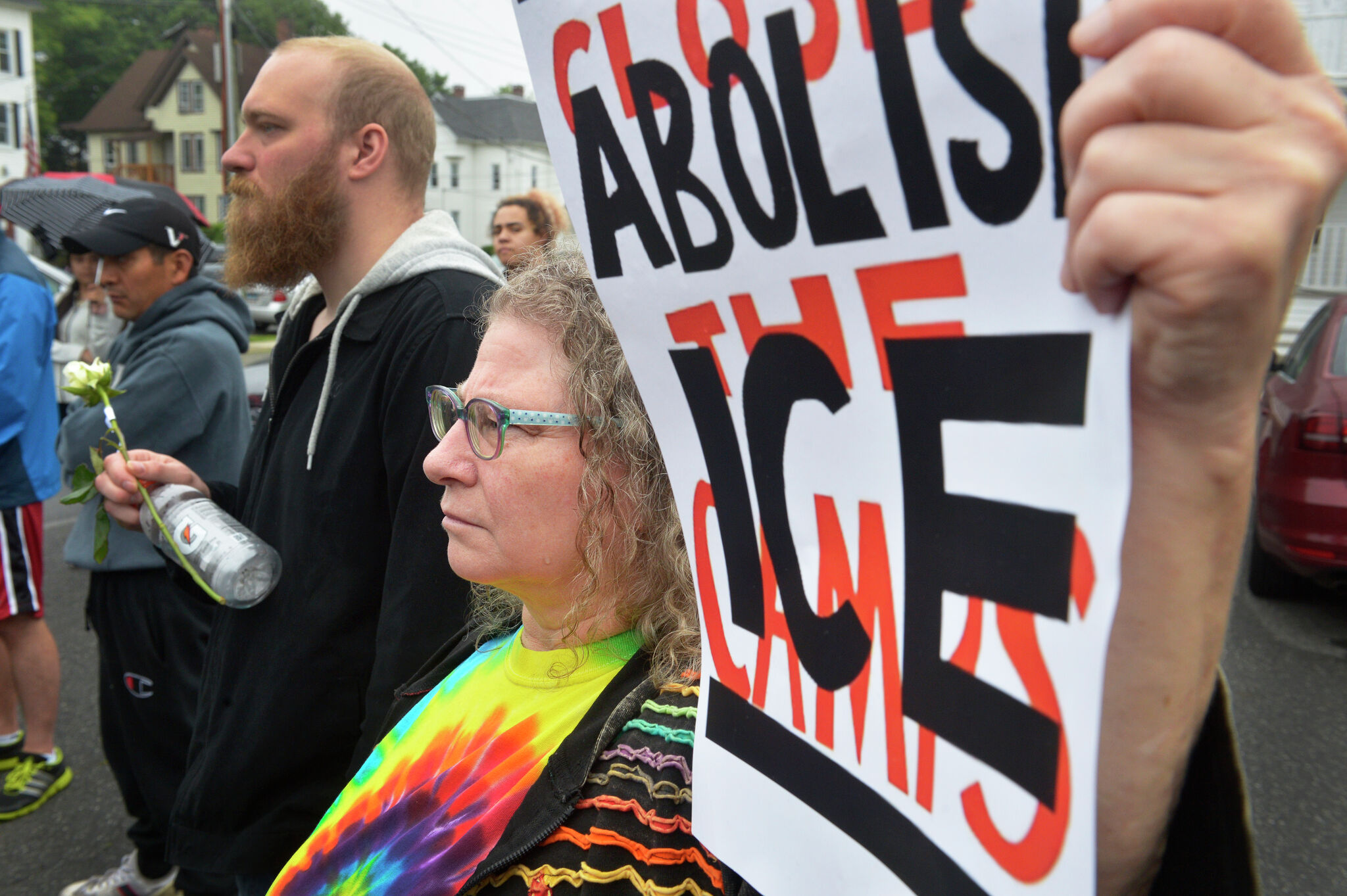 Protesters in Danbury denounce recent ICE detainments in city