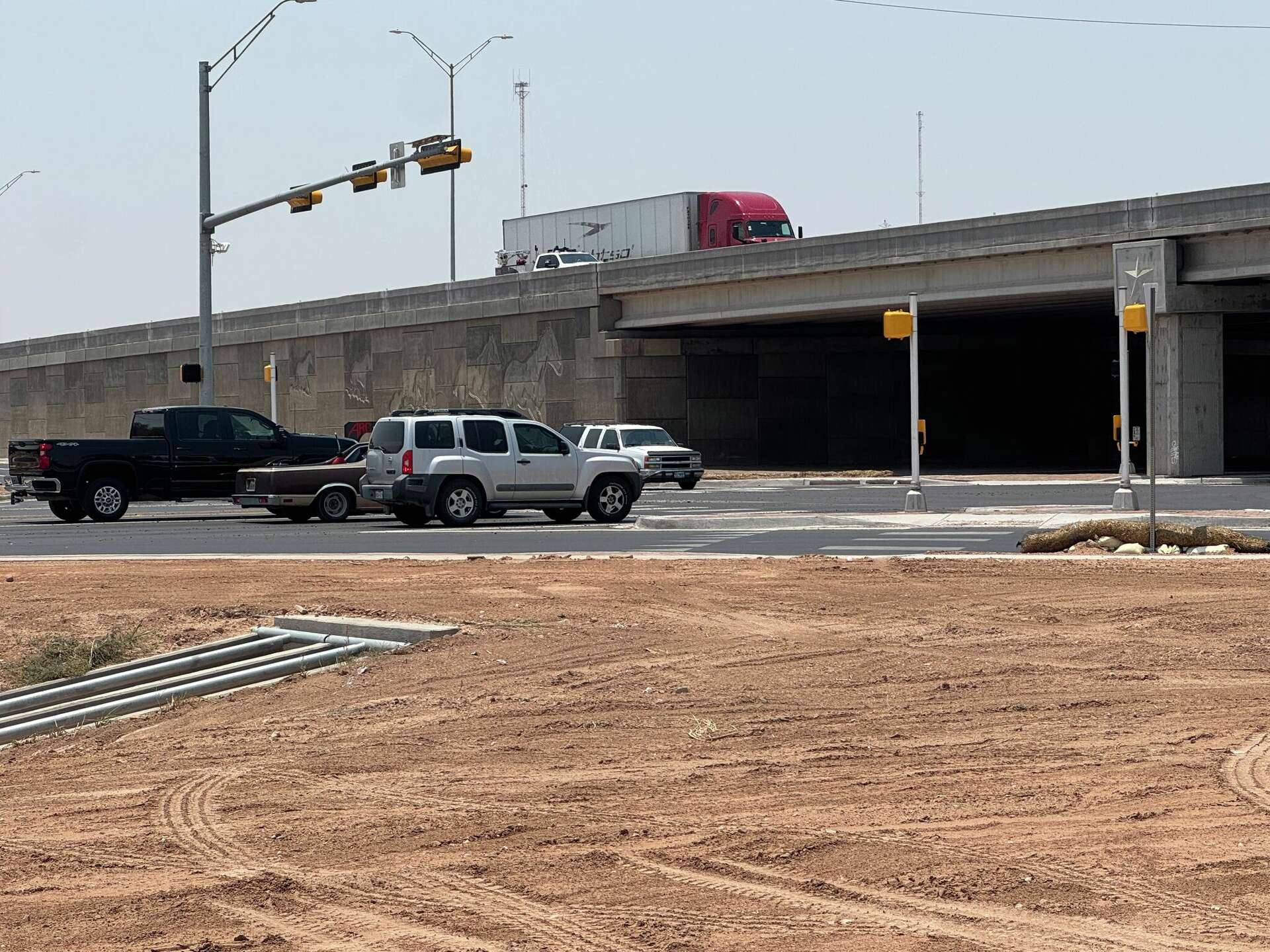Bridge on Interstate 20 overpassing Midkiff Road has been completed
