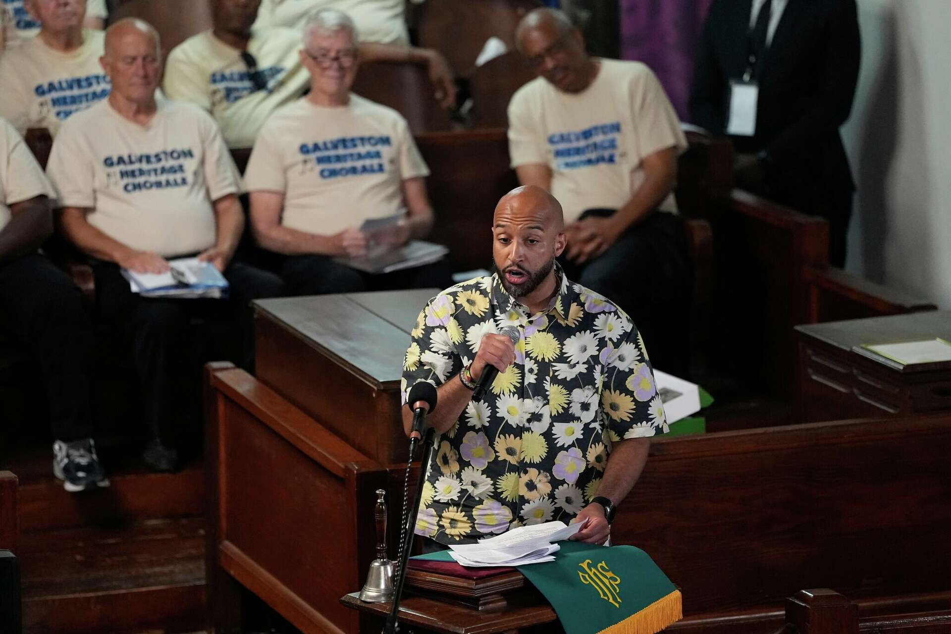 Joe Biden visits Galveston’s historic Reedy Chapel for Juneteenth