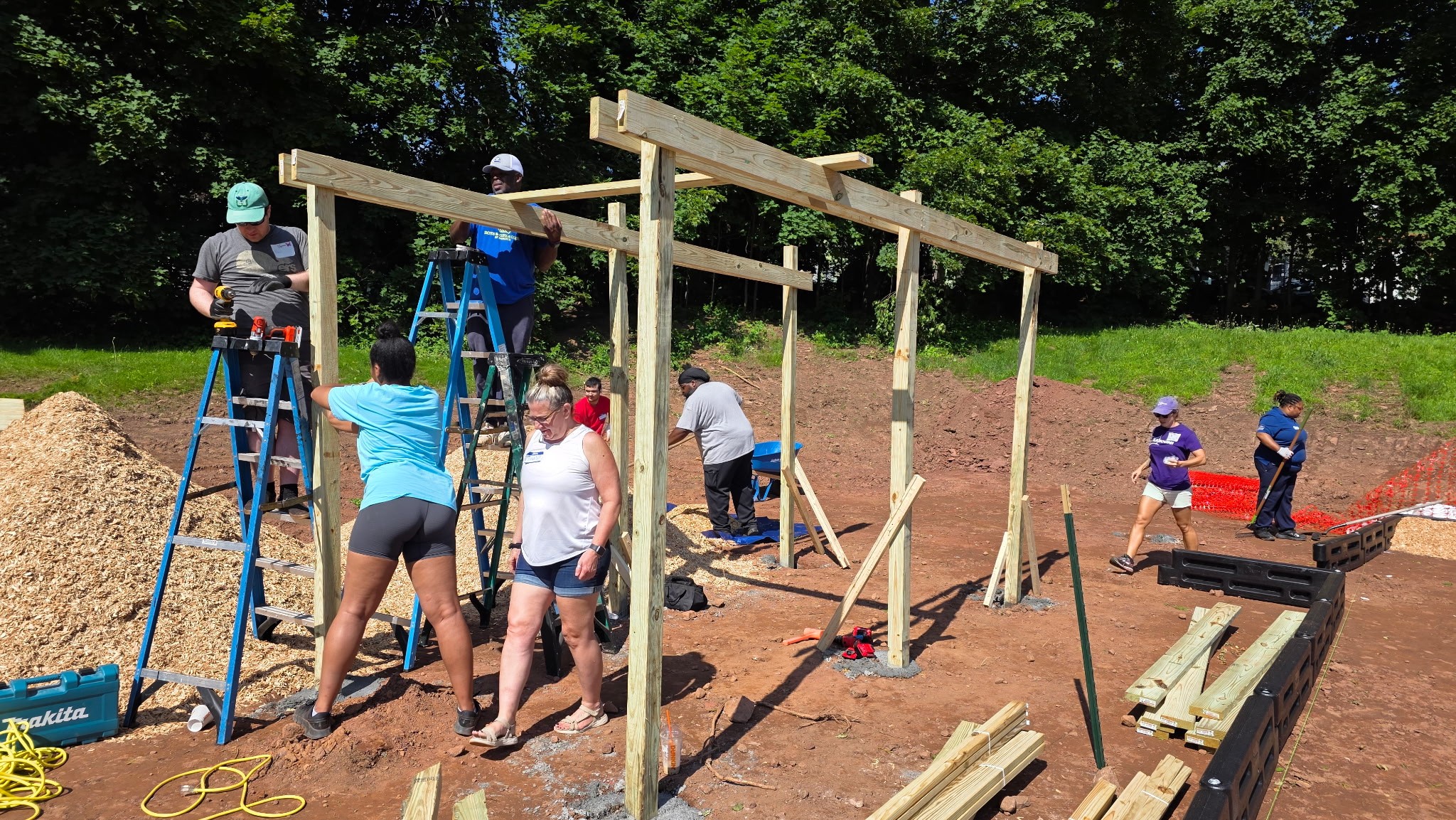 Meriden Boys & Girls Club gets an outdoor playscape