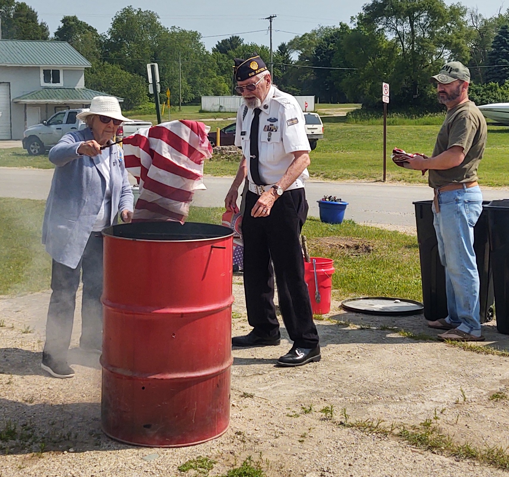 Big Rapids groups mark Flag Day, Army’s 250th birthday with ceremony