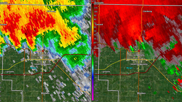 Jacksonville tornadoes confirmed, EF1 twister causes damage