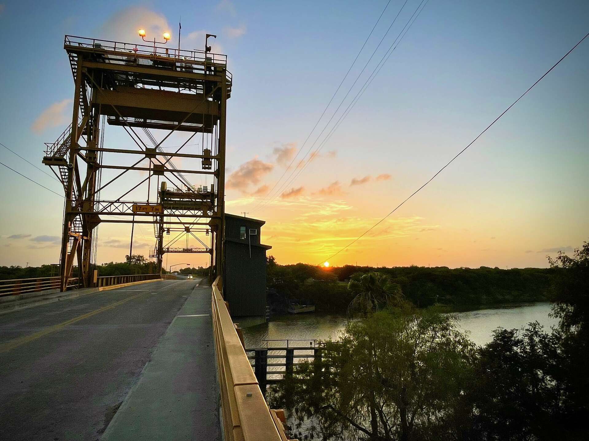 Texas' last remaining lift bridge's location may surprise you