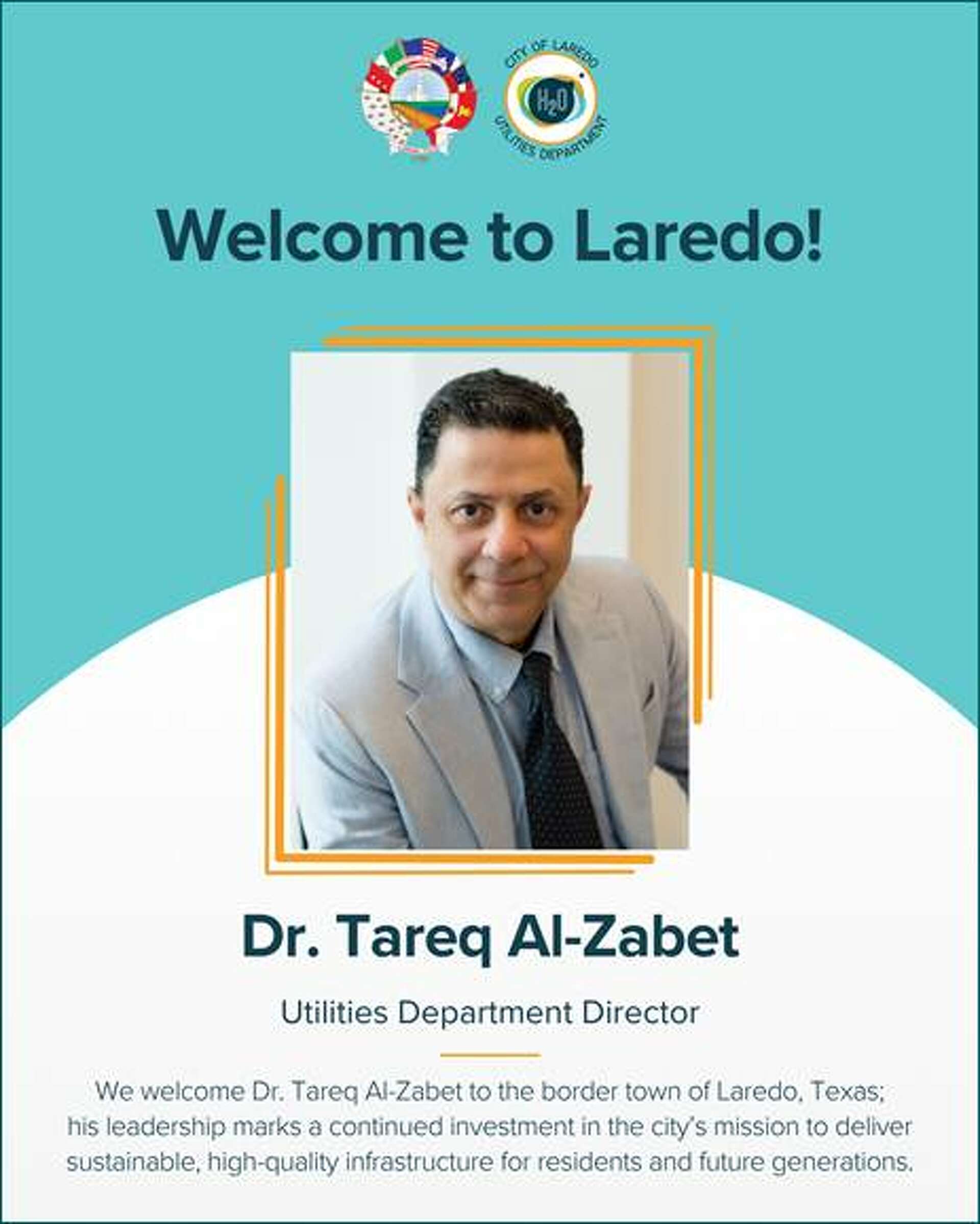 City hires seasoned water manager Tareq Al-Zabet as Utilities Director