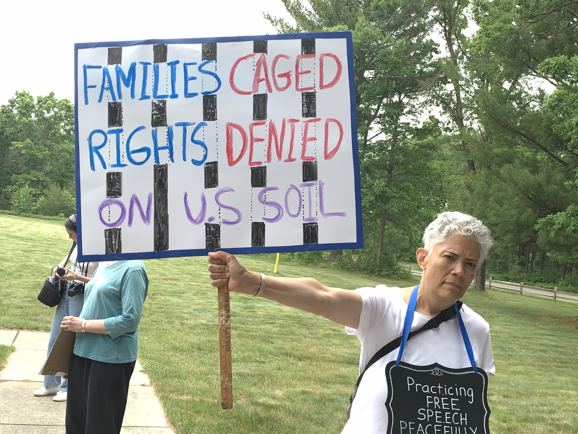 Baldwin residents protest ICE detention center reopening