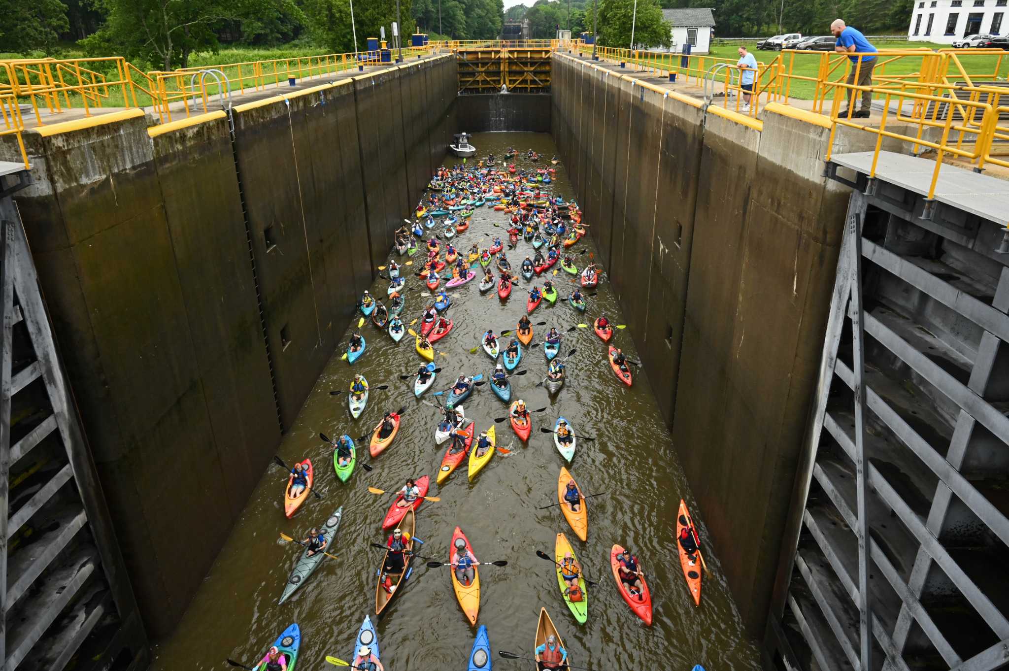 Photos: Packing 'em in at Paddle the Canals: Erie Canal 200!