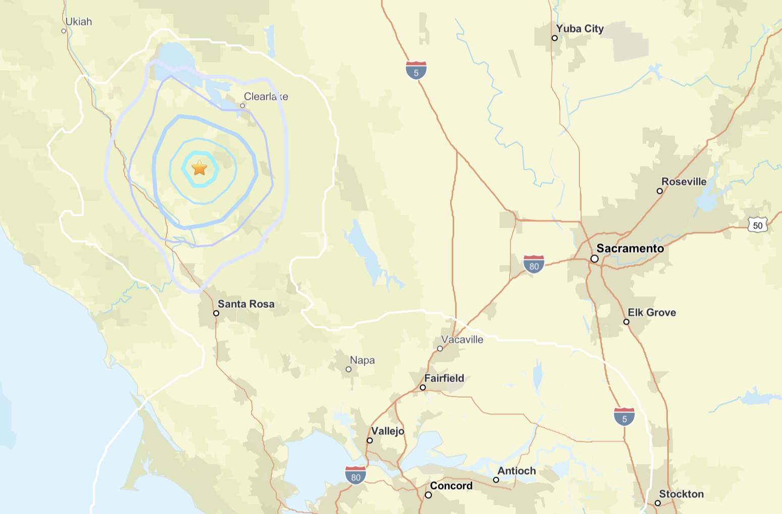 Magnitude 3.4 earthquake strikes Northern California