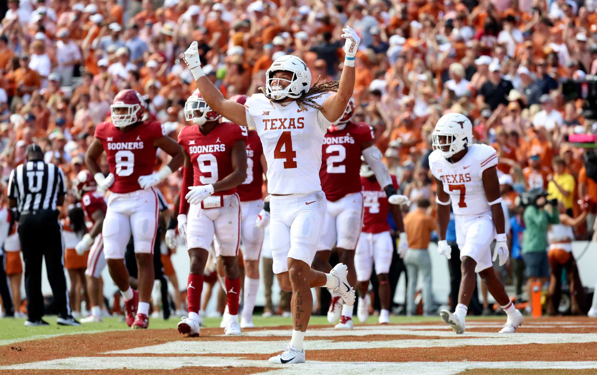 Ranked Texas, Oklahoma football teams ready for Red River Rivalry game