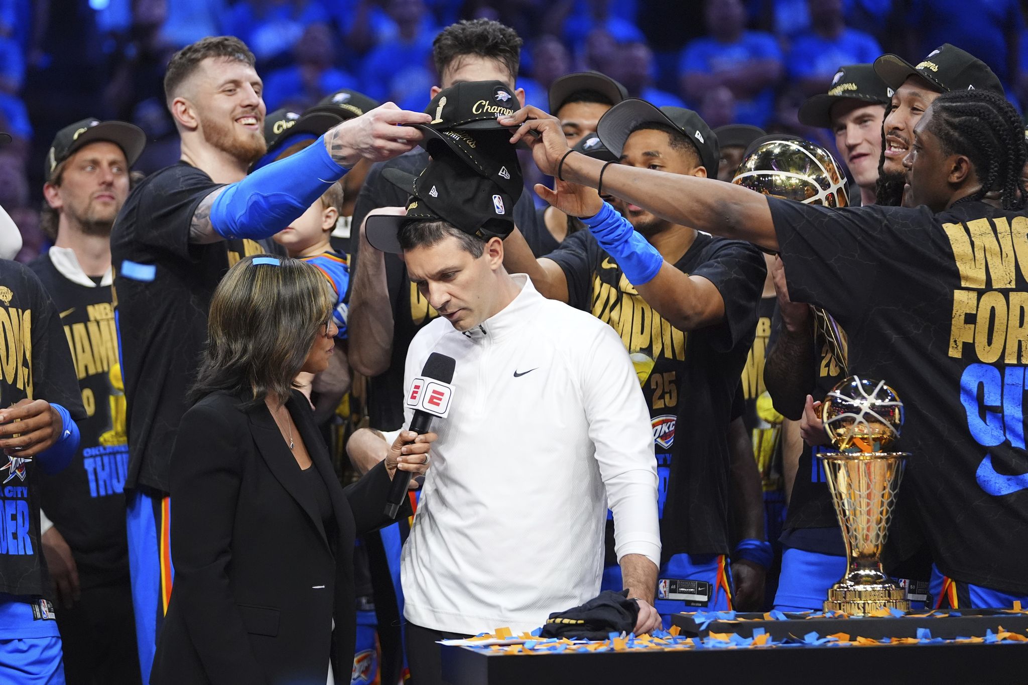 UConn grad Mark Daigneault leads OKC Thunder to win NBA title