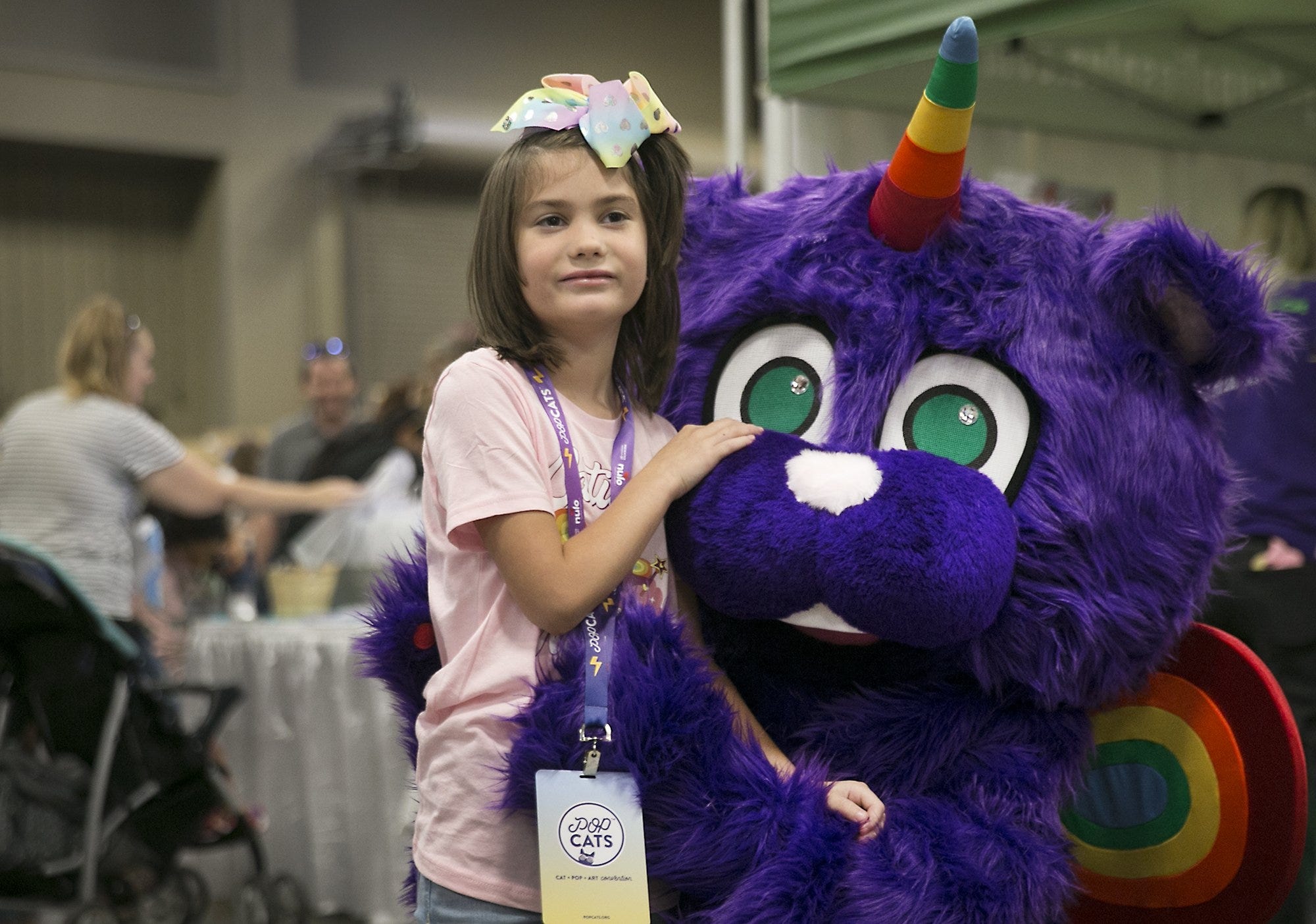 Meet a 'caticorn' at PopCats convention and learn more about autism