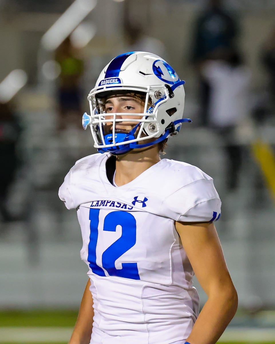 Lampasas football player Bryson Roberts' catch puts him on ESPN