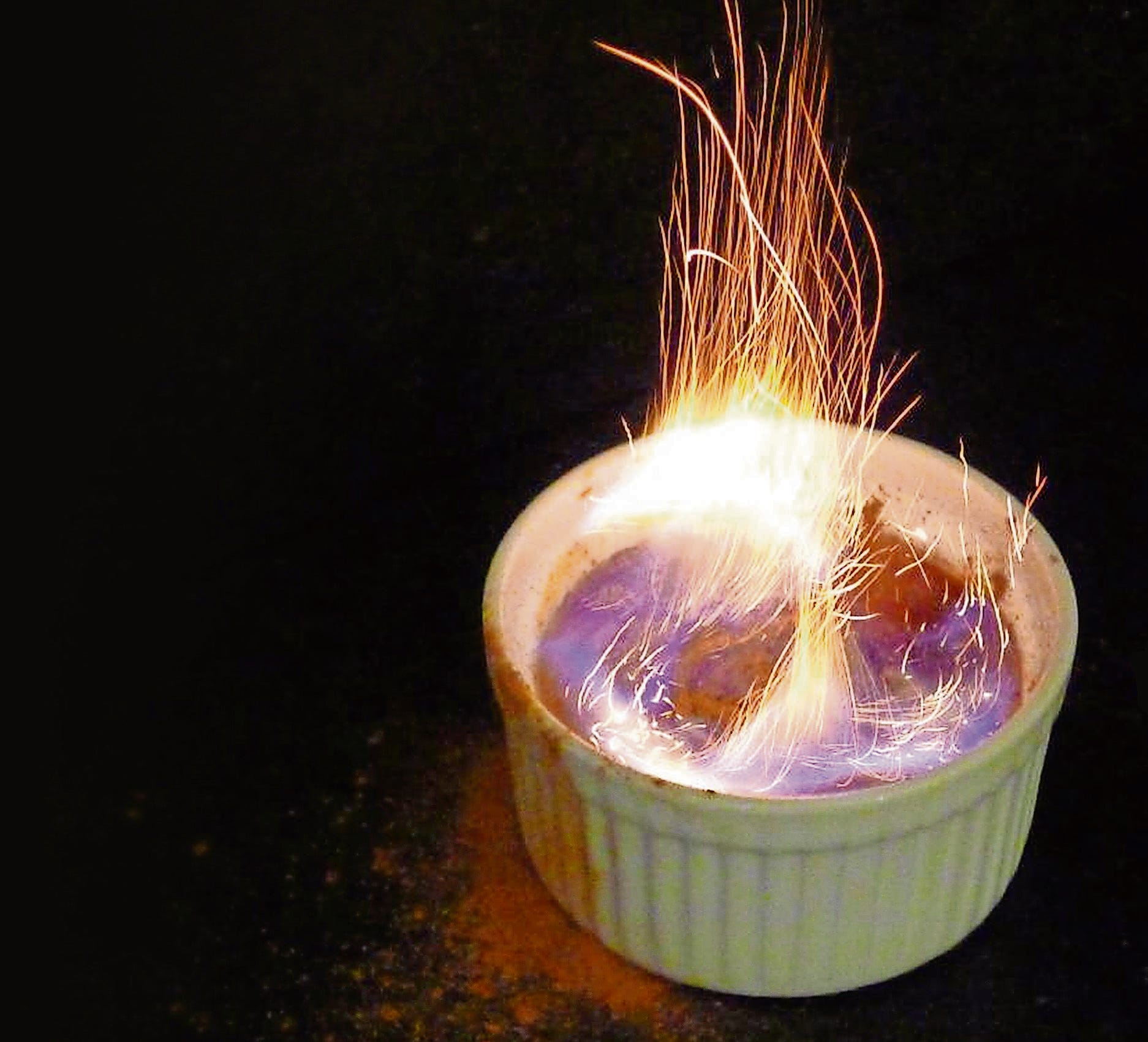 Burn, baby, burn: A flaming dessert to wrap up a volatile year