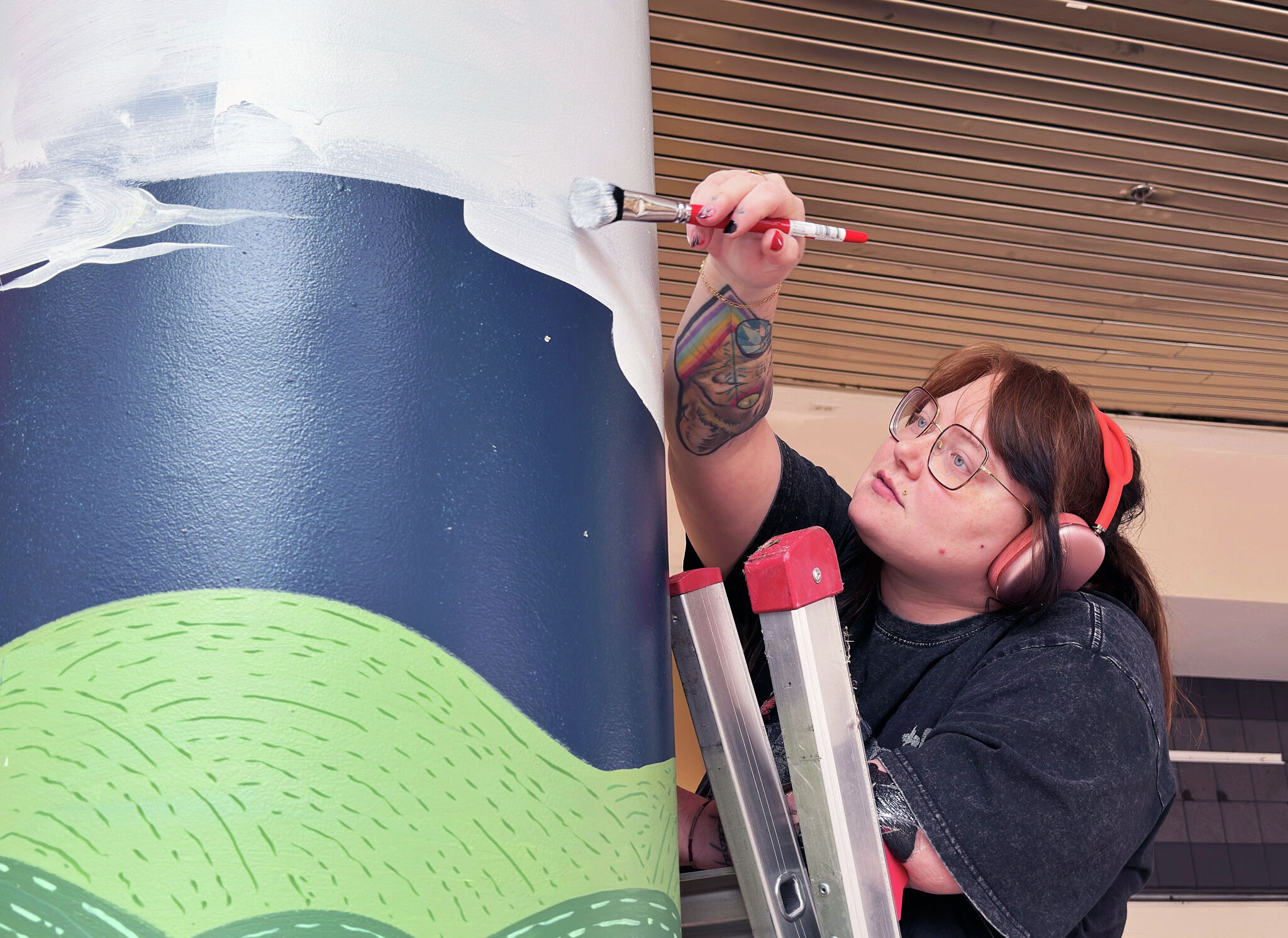 Local artists transform Midland Mall with expansive mural project
