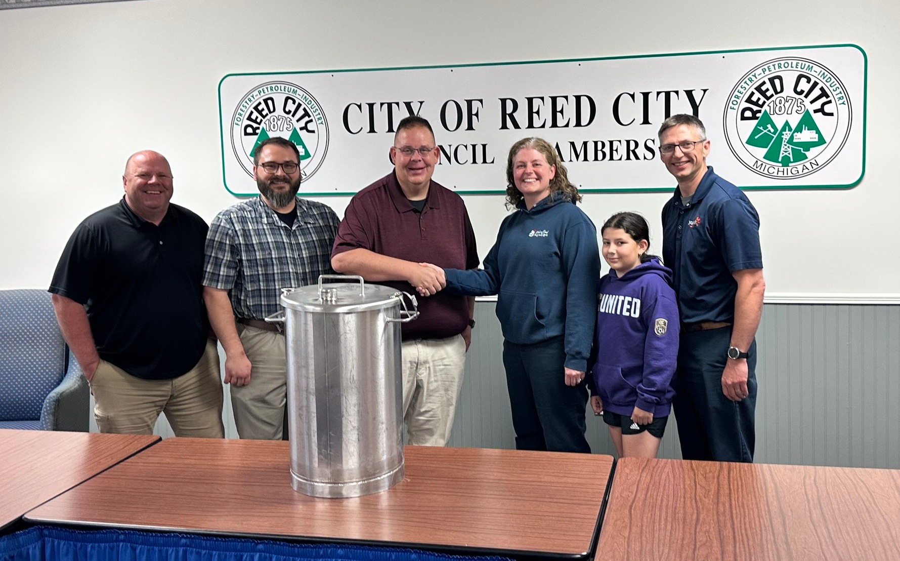 New Reed City Michigan time capsule was a collaborative effort