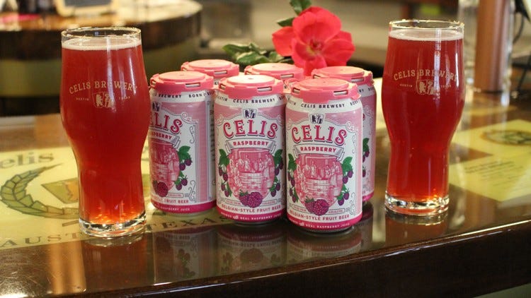 One of the country’s first fruit beers, Celis Raspberry, is making a ...