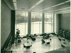 Grace A. Dow Library, built in apple orchard, marks 70 years