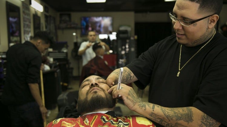 'What happened to Austin?' This one-handed barber has a story to tell