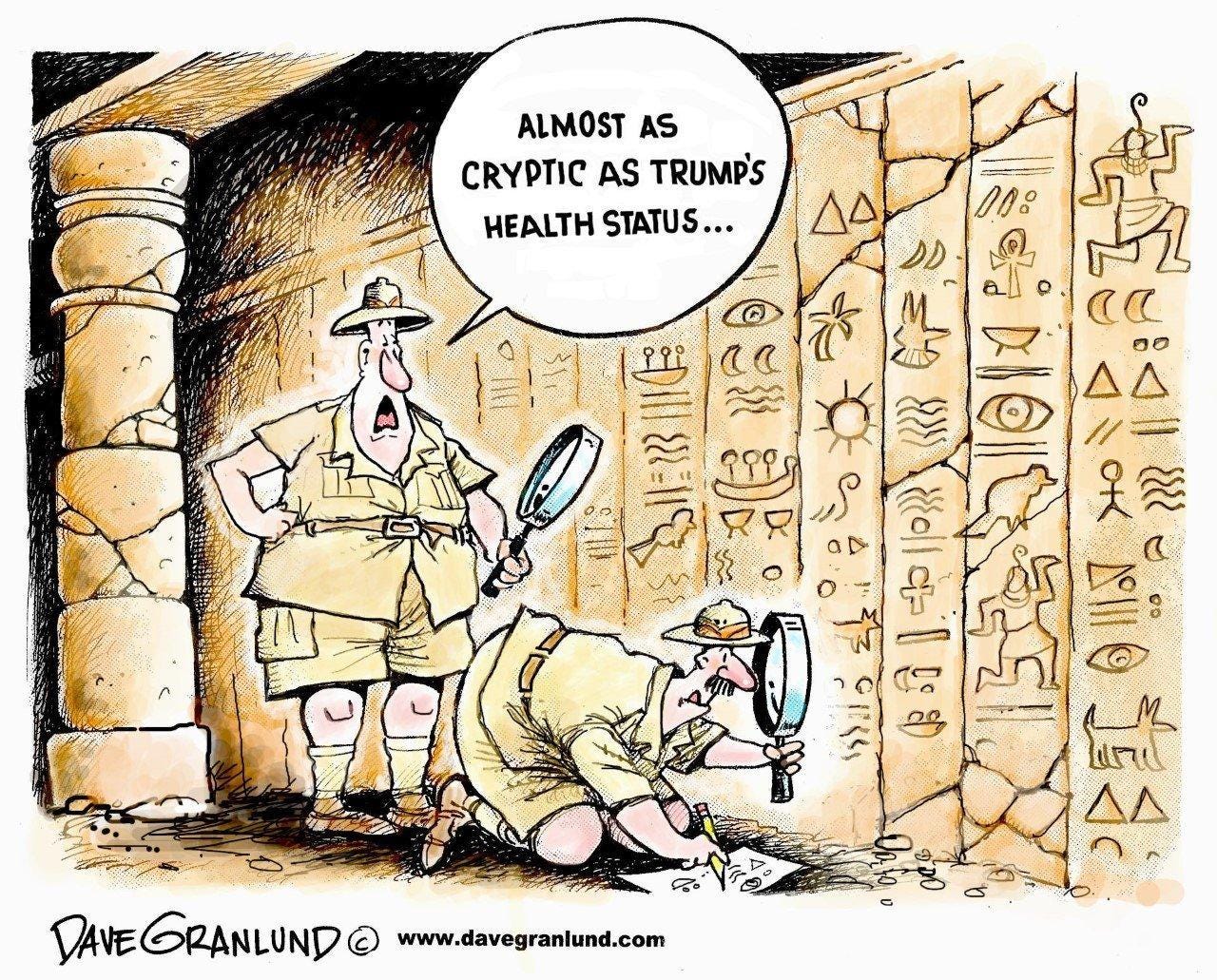 Editorial cartoon: Cryptic