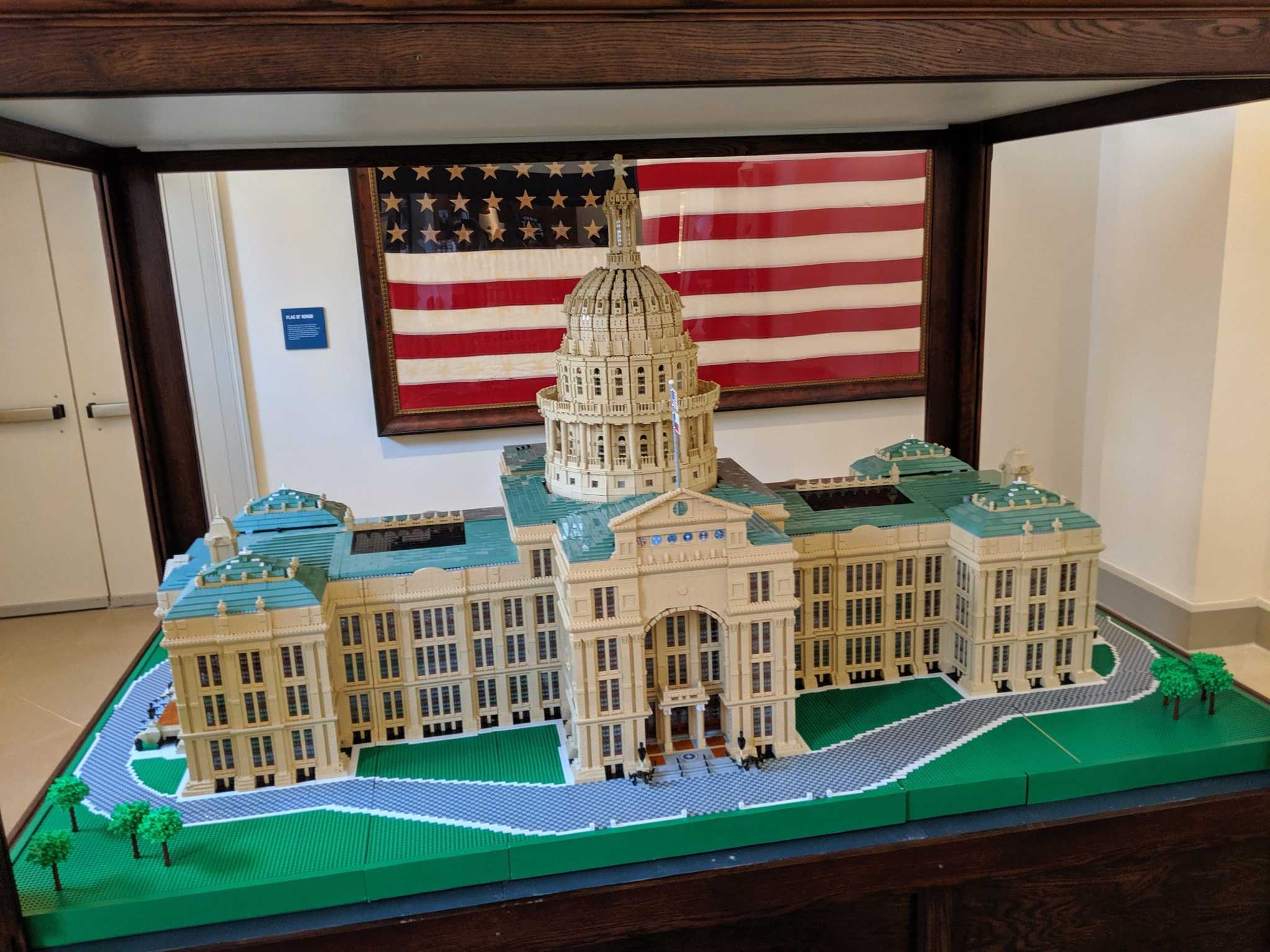 Go see a replica of the Texas Capitol made of Lego bricks